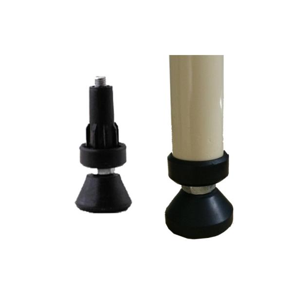 Quality Black Screw Adjuster Pipe Rack Fittings For Pipe Racking System for sale