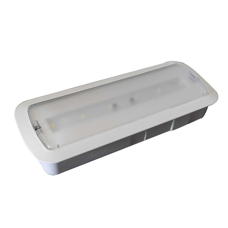 Quality 220V 240V Wall Recessed Battery Powered Rechargeable Emergency Light with for sale