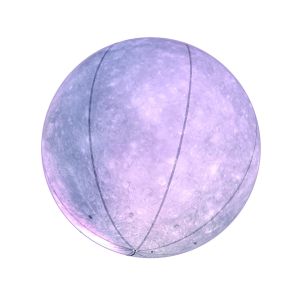 Quality Giant Advertising Inflatable Moon Model With Led Light / Large Inflatable Moon for sale