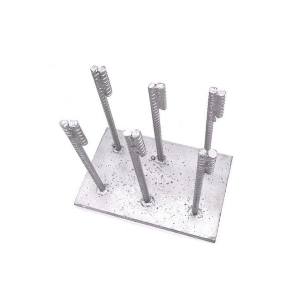 Quality 250mm Embedded Parts In Concrete Hot Dip Galvanized Parts Of Embedded System for sale