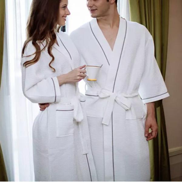Quality Breathable Terry Towelling Bath Robe Machine Washable For Adults for sale