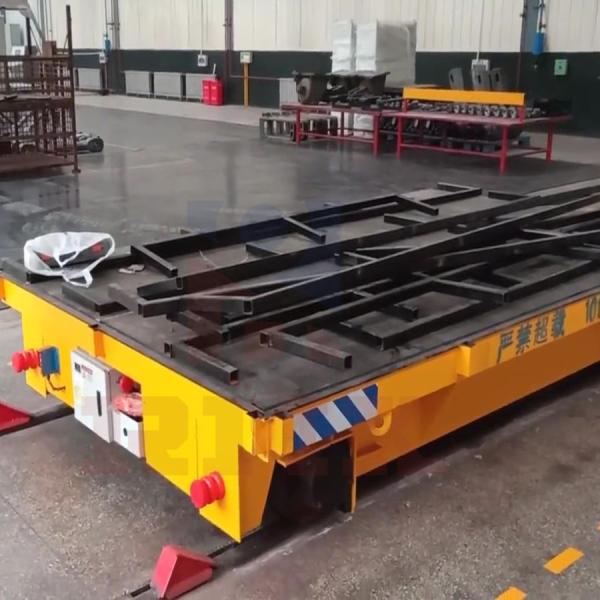 Quality 20T Railroad Transfer Cart , Wireless Remote Control Electric Transfer Trolley for sale