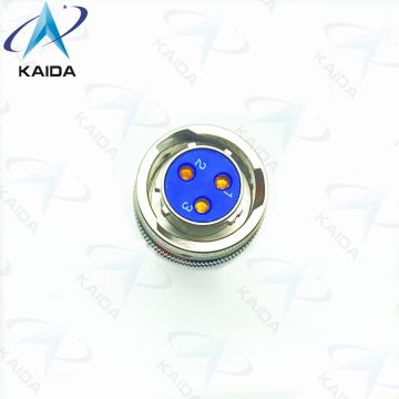 Quality Y50 Series Electrical Connectors Round Plug RFI Shielding 3 Pin Plug Connector for sale