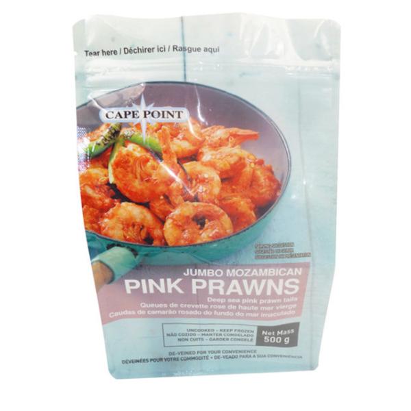 Quality Kingred Custom 500g Stand Up Zipper Bag Moisture Proof Heat Seal Packaging Pouch for sale