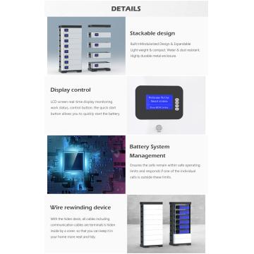 Quality UN38.3 BMS Lifepo4 Lithium 3 Phase Powerwall Solar Battery Energy Storage for sale