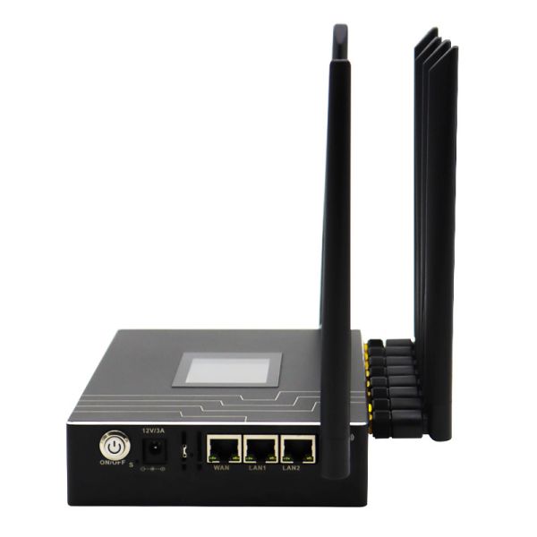 Quality 3 Ports 4G LTE Bandwidth Bonding Router Stable 4 SIM Card With Screen for sale