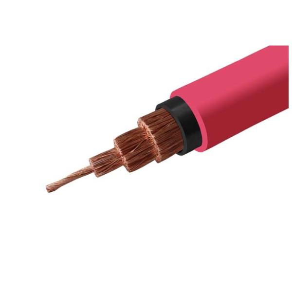 Quality Flexible Copper Wire Rubber Sheathed Cable Black Welding Cable for sale