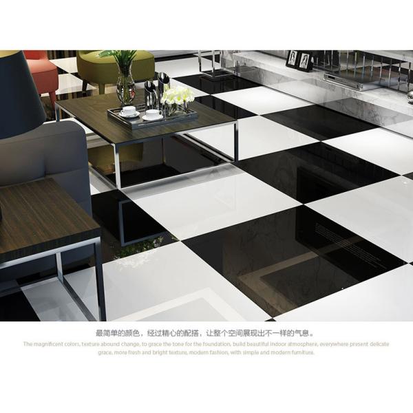 Quality 600x600mm 800x800mm White Polished Porcelain Floor Tiles 9mm for sale