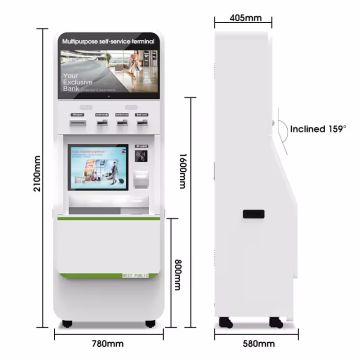 Quality Advanced Windows 10 Android Self Service Kiosks With Dual Touchscreens for sale