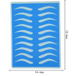 PMU Permanent Makeup Rubber 3D Lips Practice Skin Tattoo Mat To Practice Perfect Eyebrow