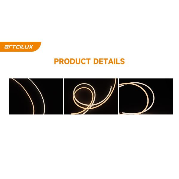 Quality Ultra Thin COB Flexible LED Strip Light Waterproof IP65 For Soft Lighting for sale