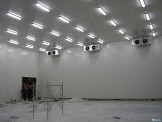 Quality Bespoke Cold Rooms 100mm Panel Vegetable Cold Storage Room for sale