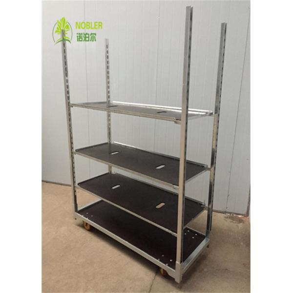 Quality Hot Galvanizing Hand Flower Danish Cart with Rubber Wheel for sale