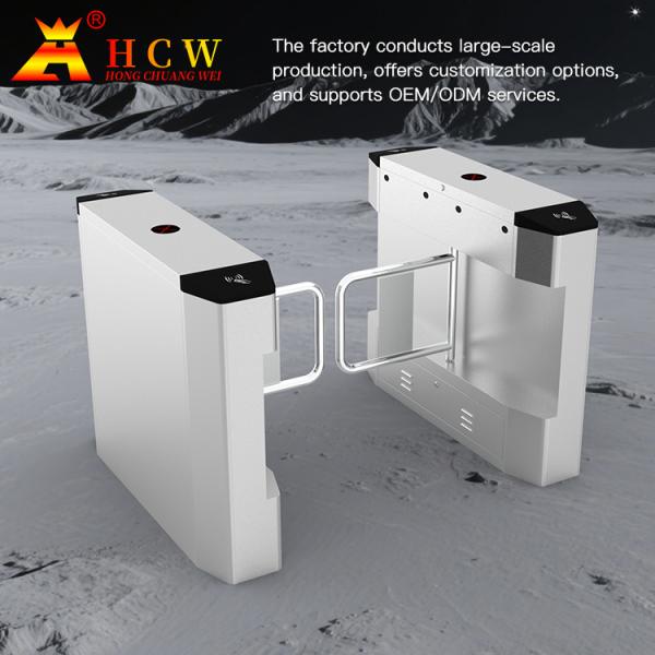 Quality Automatic Pedestrian Barrier Entry Security Control Face Recognition Turnstile for sale