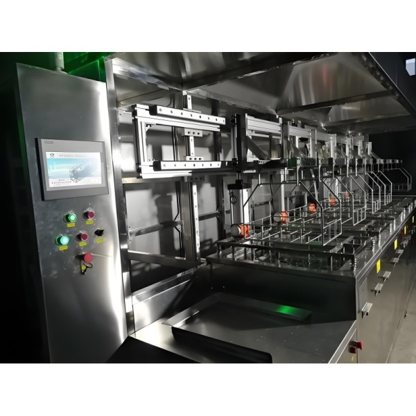 Quality Single Arm Automatic Cleaning Machine Includ Spraying Ultrasonic Vacuum for sale
