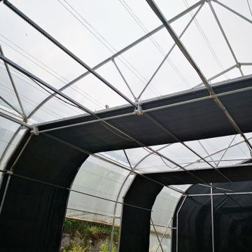 Quality Single-span Custom Blackout Light Deprivation Automatic Greenhouse With Shading for sale