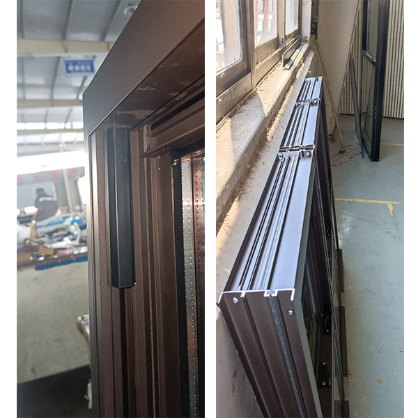 Quality Anti Scratch Aluminium Top Hung Double Glazed Windows ODM for sale