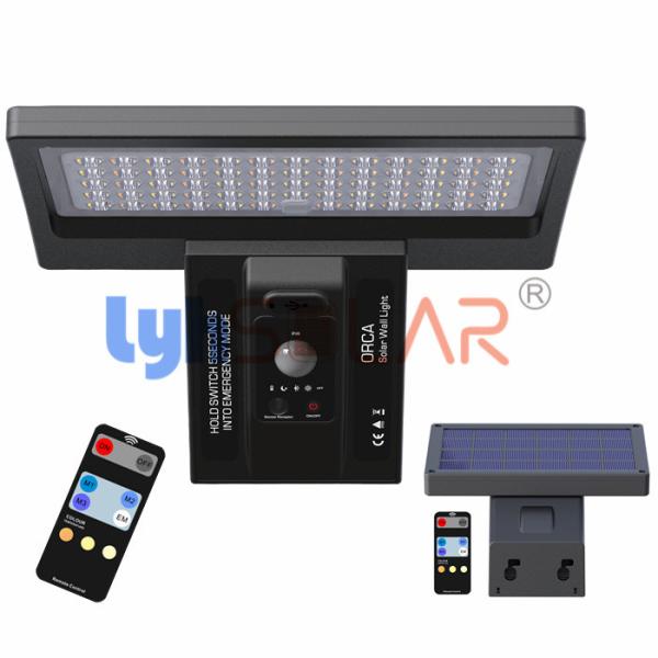 Quality IP65 Waterproof Solar Deck Lights Outdoor With Motion Sensor 600Lm Output for sale