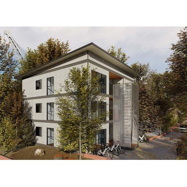 Quality Luxurious Prefabricated Steel House Light Steel Frame Movable Apartment Custom for sale