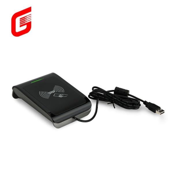 Quality External Black S9 RS232 / USB Contactless Smart IC Card Reader with All in 1 for sale
