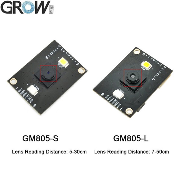 Quality GROW GM805 Series DC5V USB/TTL232 Interface 1D/2D QR Bar Code Reader PDF417 for sale