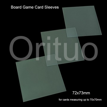 Quality Gloss Clear Trading Card Sleeves Cpp Easy Shuffling Doube Side for sale