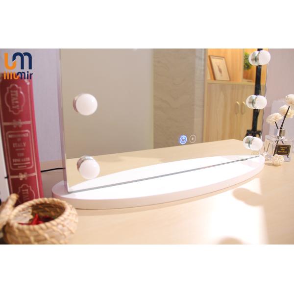Quality Adjustable Makeup Vanity Mirror With Lights 24 Bulbs Aluminum Frame for sale