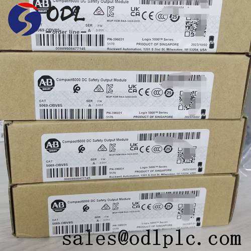 Quality Allen Bradley 5069-OBV8S DC Safety Output Module 8 Channels for sale