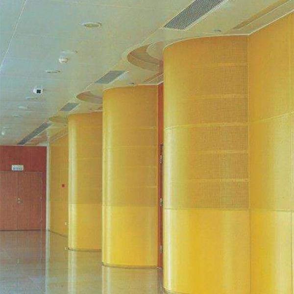 Quality Semicircle Column Exterior Cladding Panels Aluminum Perforation for sale