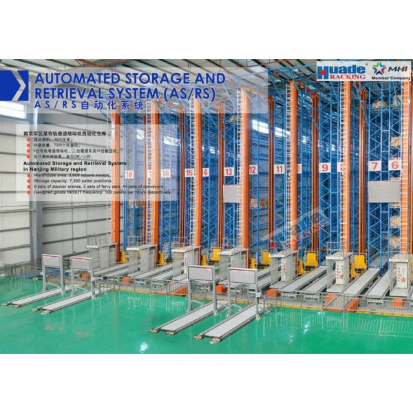 Quality AS RS Automated Storage And Retrieval System Customized Passage Stacker Crane for sale