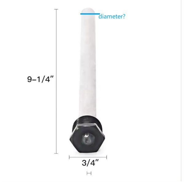Quality AZ31 Extruded Magnesium Anode Rods for Water Heater Tank Corrosion Prevention for sale