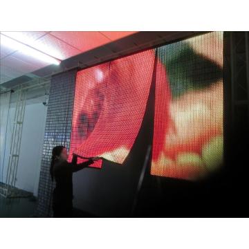 Quality Advertising P4mm Flexible Led Display Screen With 140º Viewing Angle for sale