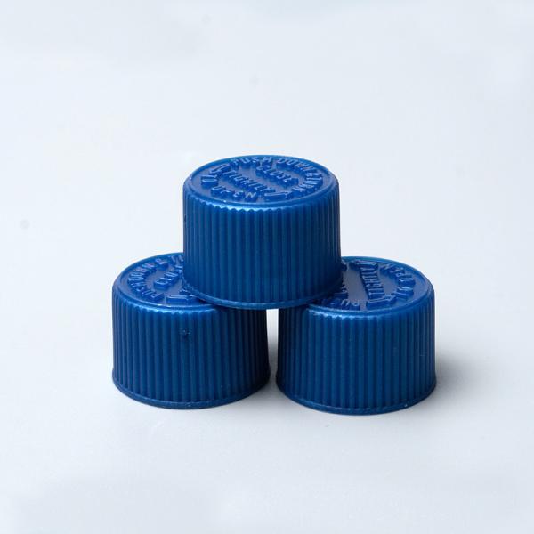 Quality Electroplating Gold Child Proof Lid , 20mm Pharmaceutical Bottle Cap for sale
