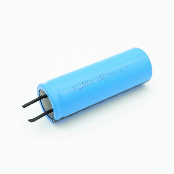Quality 23680 Cylindrical Lithium Battery 2.4V 2500mah For Solar Storage for sale