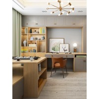 Quality MC WORLD Modern Bedroom Furniture Ash Wood Corner Bedroom Bookshelf Wall Solid for sale