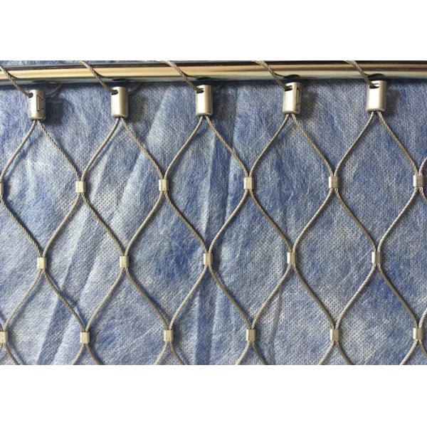 Quality Stainless Steel Cable Mesh Webnet for Balustrade 60 Degree Angle for sale