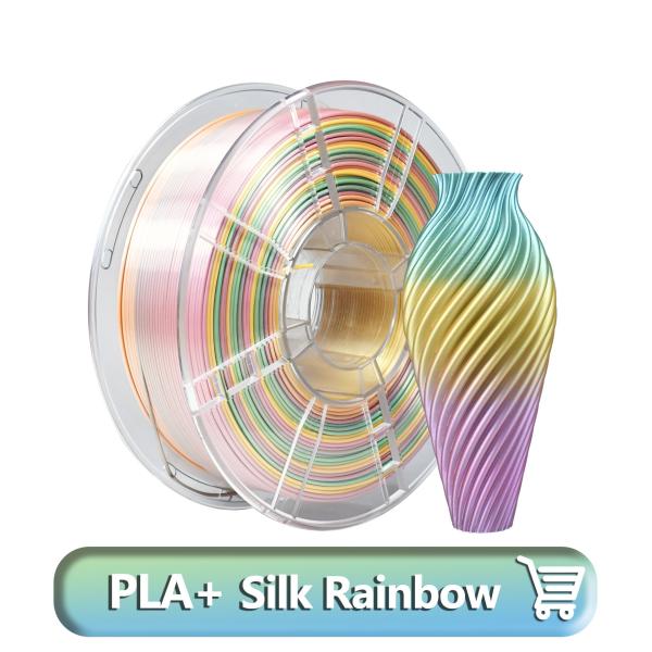 Quality PLA Silk Rainbow Filament Toughness Enhanced 3D Print Rainbow Filament for sale