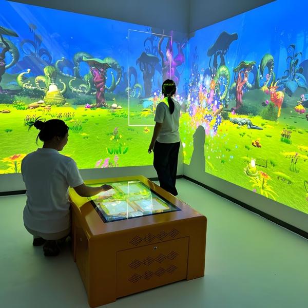 Quality Professional Interactive Painting Table Projector For Kids' Game for sale