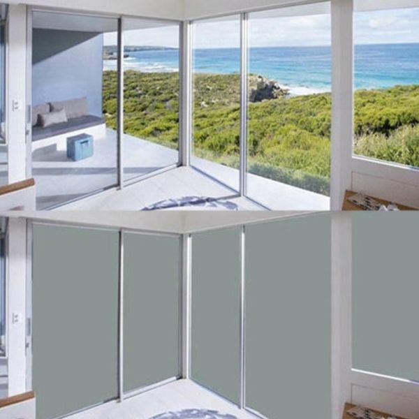 Quality Anti Ultraviolet Office Smart Glass Remote Control PDLC Privacy Tempered Glass PDLC Switchable Glass Film Easy Cleaning for sale