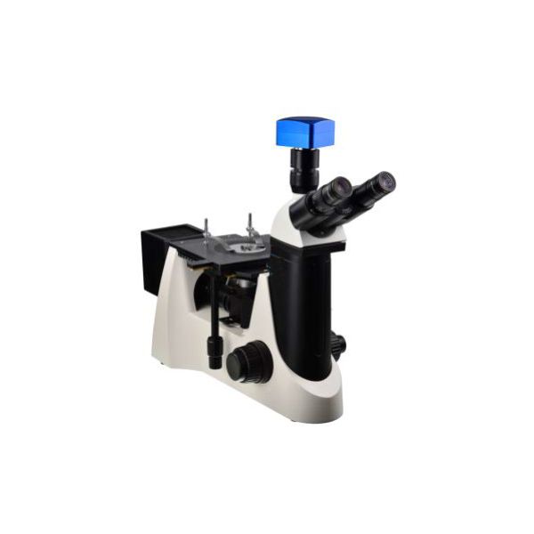 Quality 50X-1000X Inverted Metallurgical Microscope Equipped With Yellow Blue Green And for sale