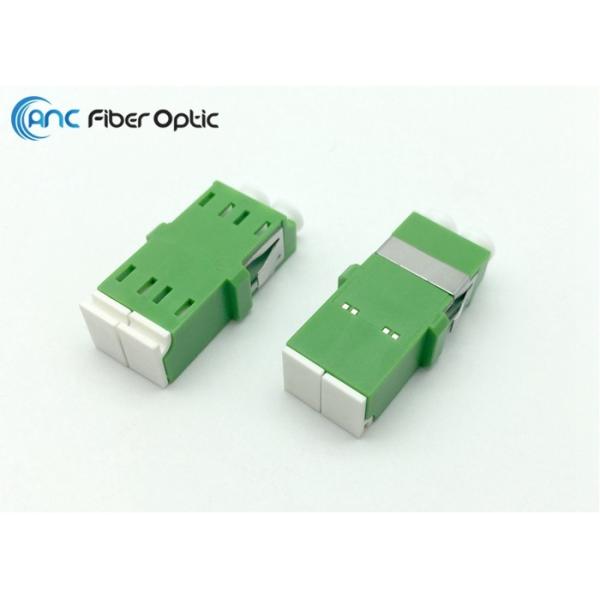 Quality LAN LC APC Fiber Optic Coupler Flangeless Duplex With Internal Shutter for sale