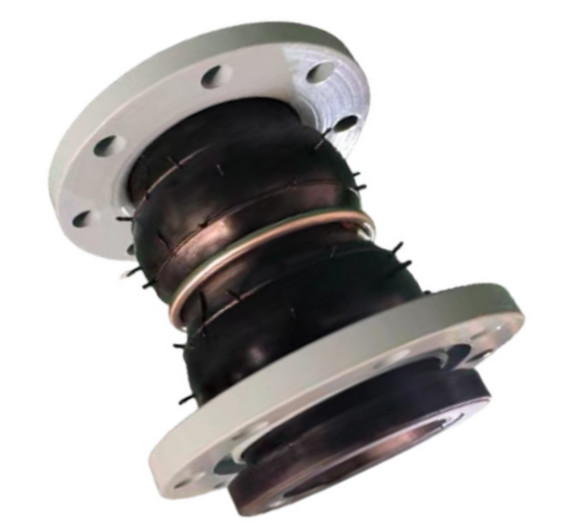 Quality DN200 Pressure Resistant Double Ball Rubber Joint With Booster Ring for sale