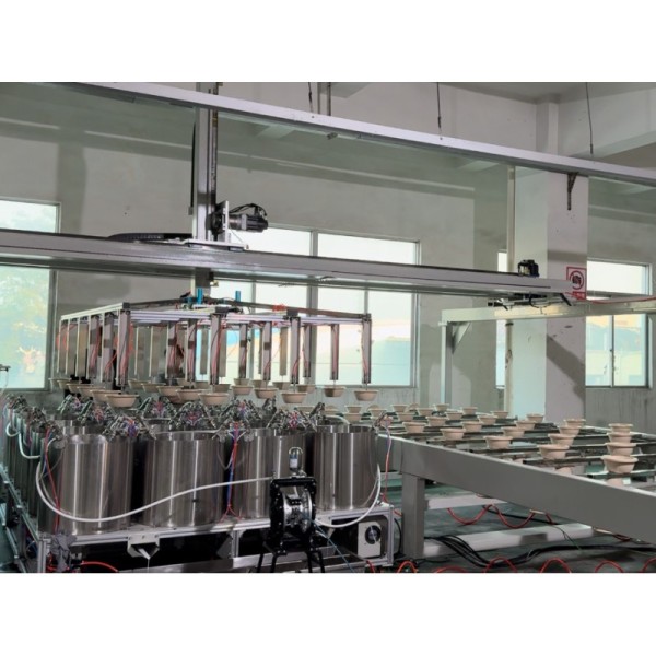 Quality Long Lifespan High Speed Robotic Assembly Pulp Molding Coating Machine 24 Station For Pulp Molded Product for sale