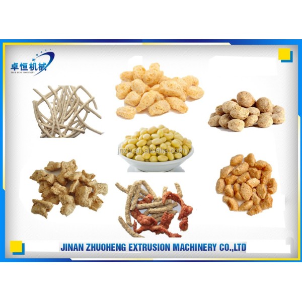 Quality Customized Voltage TVP Making Machine for Textured Soya Protein Chunks for sale
