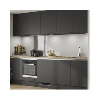 Quality Customize High Gloss Waterproof Fireproof Kitchen Cabinet with Quartz Stone for sale