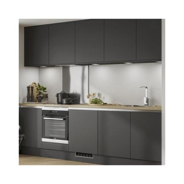 Quality Customize High Gloss Waterproof Fireproof Kitchen Cabinet with Quartz Stone for sale