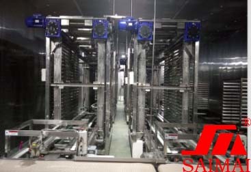 Quality Robot Depanner Continuous Hygiene Automatic Bread Production Line for sale