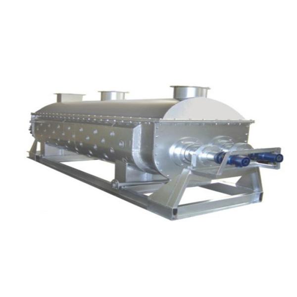Quality SUS304 Industrial Paddle Dryer / 11KW Horizontal Drying Machine for sale