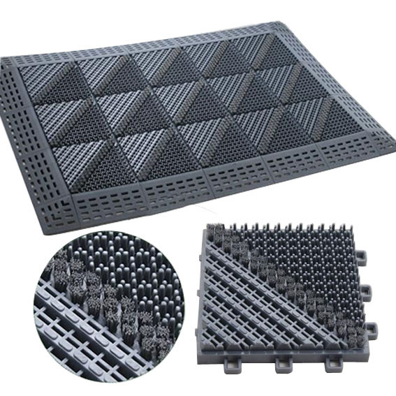 Quality PVC Interlocking Entrance Floor Tiles 25MM for sale