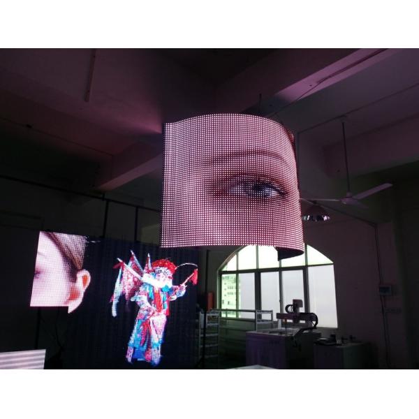Quality 4mm Flexible Led Panel Video Screen 1R1G1B / SMD2121 Black Lamp for sale